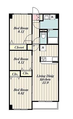 【ホームズ】十日市場ヒルタウン コンフォール十日市場十四番街[3LDK/7階/70㎡]。賃貸マンション住宅情報