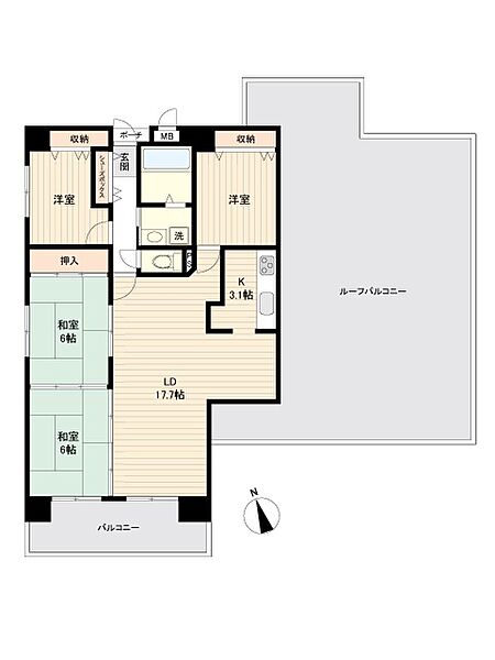 【ホームズ】クリーンピア松江・奥谷｜松江市、一畑電車北松江線 松江しんじ湖温泉駅 バス9分 小泉八雲記念館前下車 徒歩3分の中古マンション（物件番号：0104111-0064741）