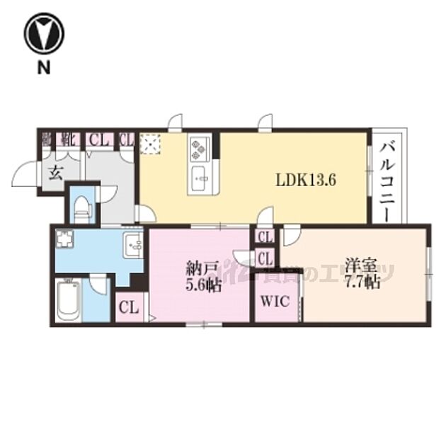 【ホームズ】でお部屋探し！Star G 4階/402[2LDK/賃料19.6万円/64.86㎡]賃貸マンション住宅情報(物件番号:0117620-0300109、取扱い不動産会社:株式会社エ ...