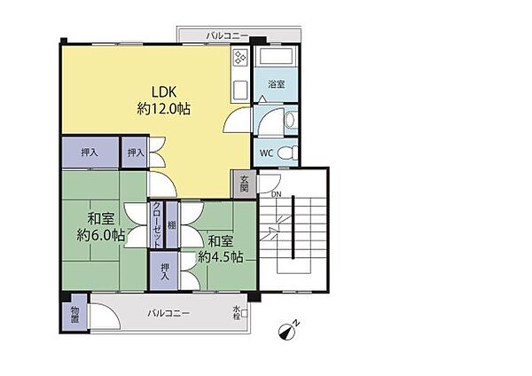 【ホームズ】平尾住宅68号棟｜稲城市、小田急多摩線 新百合ヶ丘駅 バス12分 平尾団地下車 徒歩4分の中古マンション（物件番号：0118219-0001099）