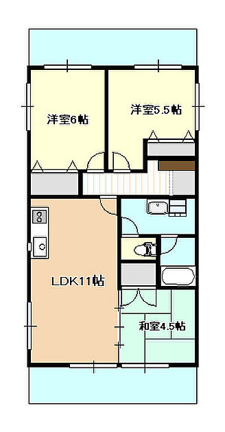 【ホームズ】でお部屋探し！ラ・フォーレ東古松 3階/301[3LDK/賃料6.5万円/68.62㎡]賃貸マンション住宅情報(物件番号:0120845-0001010、取扱い不動産会社:株式会社 ...