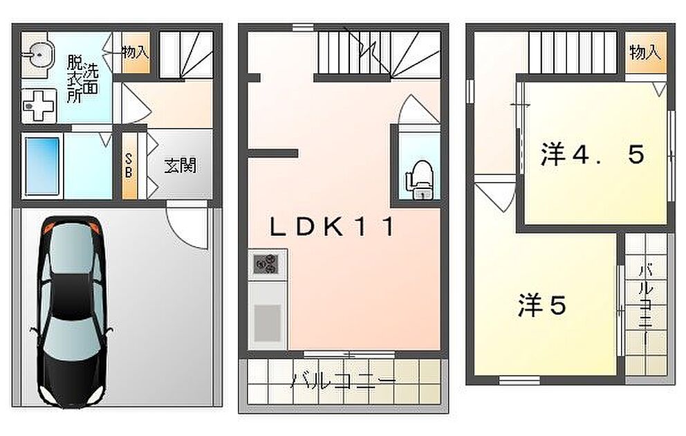 【ホームズ】でお部屋探し！八雲北町1丁目戸建[2LDK/賃料12.5万円/68.16㎡]賃貸一戸建て住宅情報(物件番号:0125215-0022806、取扱い不動産会社:株式会社EAST ...