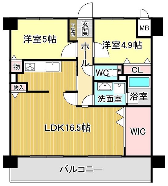 【ホームズ】もみじマンションコンセール一の宮 603｜下関市、JR山陽本線 新下関駅 バス5分 楠乃東町下車 徒歩2分の中古マンション（物件番号：0133758-0003364）