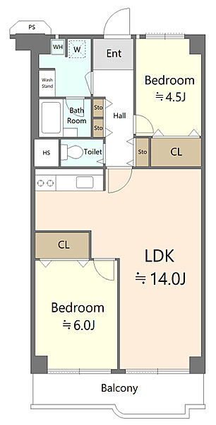 【ホームズ】今宮スカイハイツ 502｜大阪市西成区、JR関西本線 新今宮駅 徒歩6分の中古マンション（物件番号：0145771-0000053）