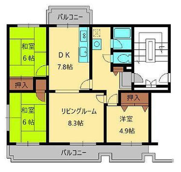 【ホームズ】春日部グリーンコープC棟｜春日部市、東武伊勢崎線 春日部駅 徒歩21分の中古マンション