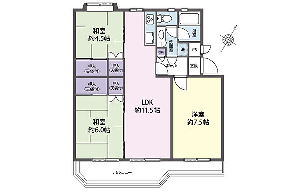 【ホームズ】パイロットハウス狭山台 1号棟｜狭山市、西武新宿線 狭山市駅 徒歩15分の中古マンション（物件番号：3707296-0004177）