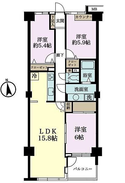 【ホームズ】コスモ千葉グレイスヒルズ｜千葉市中央区、JR総武線 千葉駅 バス12分 後撰都町下車 徒歩4分の中古マンション（物件番号：0009025-0001490）