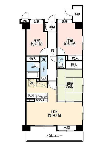 【ホームズ】アインズコート八千代緑が丘サウスサイド｜八千代市、東葉高速鉄道 八千代緑が丘駅 徒歩15分の中古マンション（物件番号：0132944-0000564）