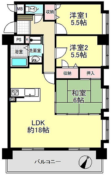 【ホームズ】ライオンズマンション城山｜鹿児島市、鹿児島市電1系統 市役所前駅 徒歩9分の中古マンション（物件番号：0131285-0000463）