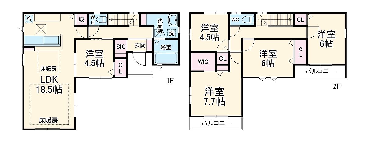 【ホームズ】でお部屋探し！新座市西堀1期1号棟 1[5LDK/賃料22万円/114.27㎡]賃貸一戸建て住宅情報(物件番号:3701098-0243294、取扱い不動産会社:ハウスコム埼玉 ...