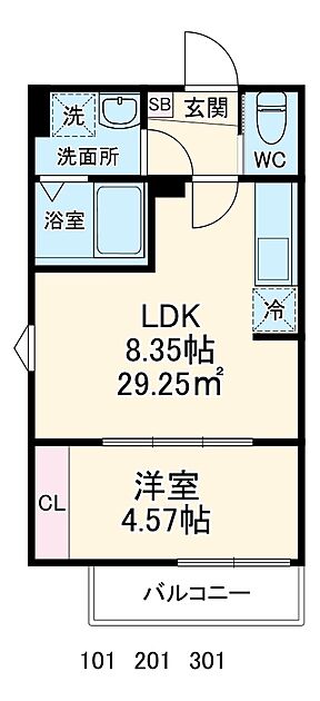 【ホームズ】（仮称）さいたま市見沼区大字東門前III[1LDK/賃料6.7万円/3階/29.25㎡]。賃貸アパート住宅情報