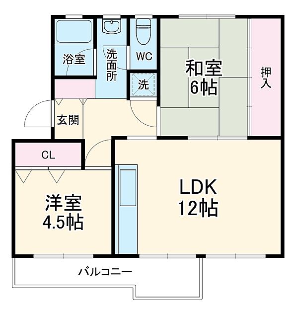 【ホームズ】でお部屋探し！さつきが丘団地34−8 1階/103[2LDK/賃料5.8万円/60.78㎡]賃貸マンション住宅情報(物件番号:3701145-0189301、取扱い不動産会社 ...